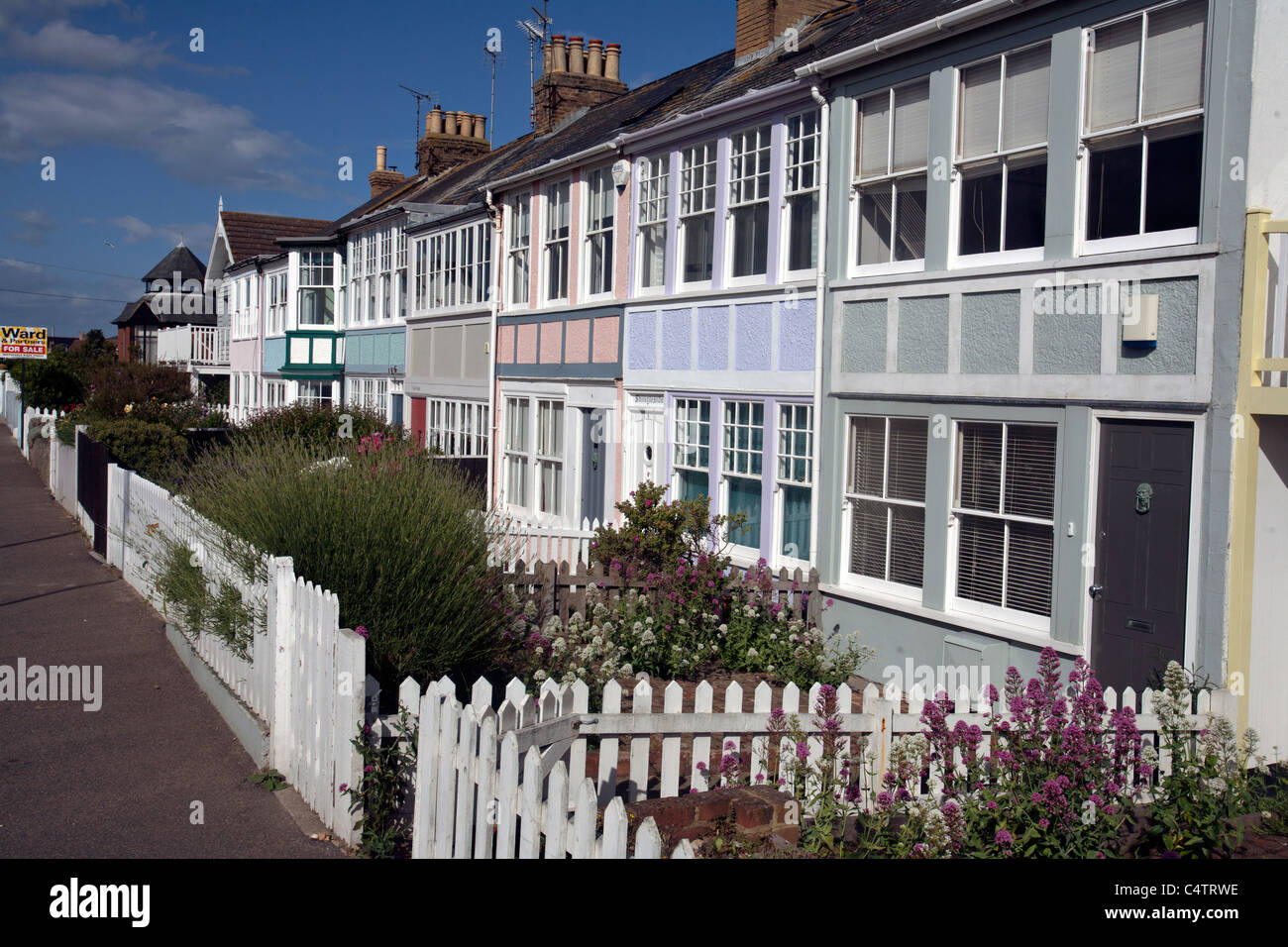 whitstable houses kent Stock Photo - Alamy