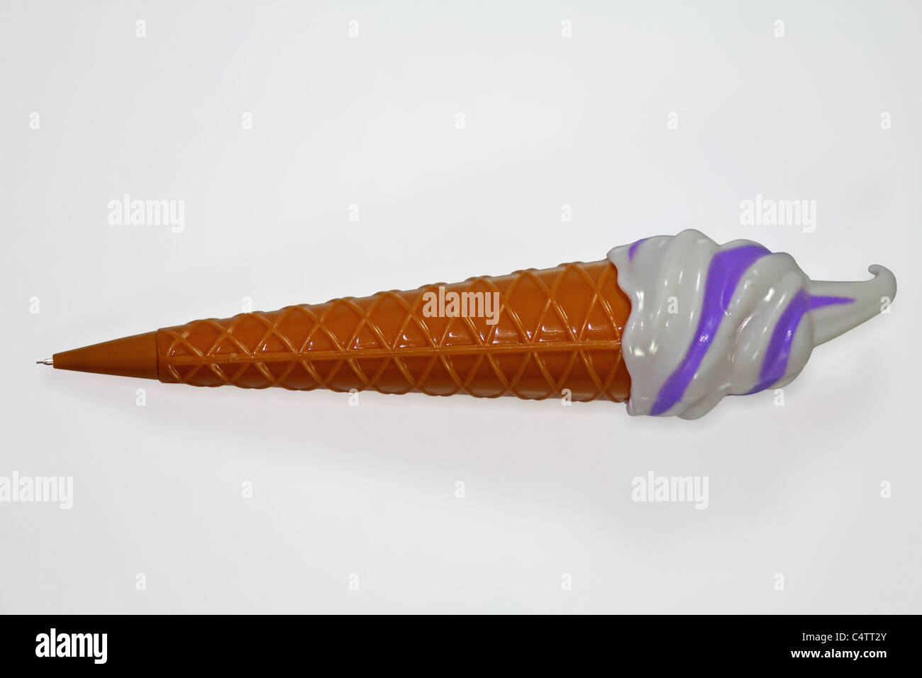 Ice cream cone shape Pencil Stock Photo - Alamy