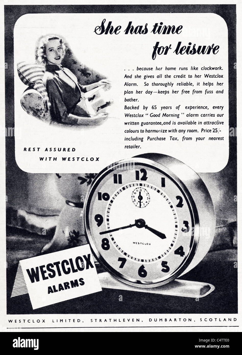 20th century alarm clock hi-res stock photography and images - Alamy