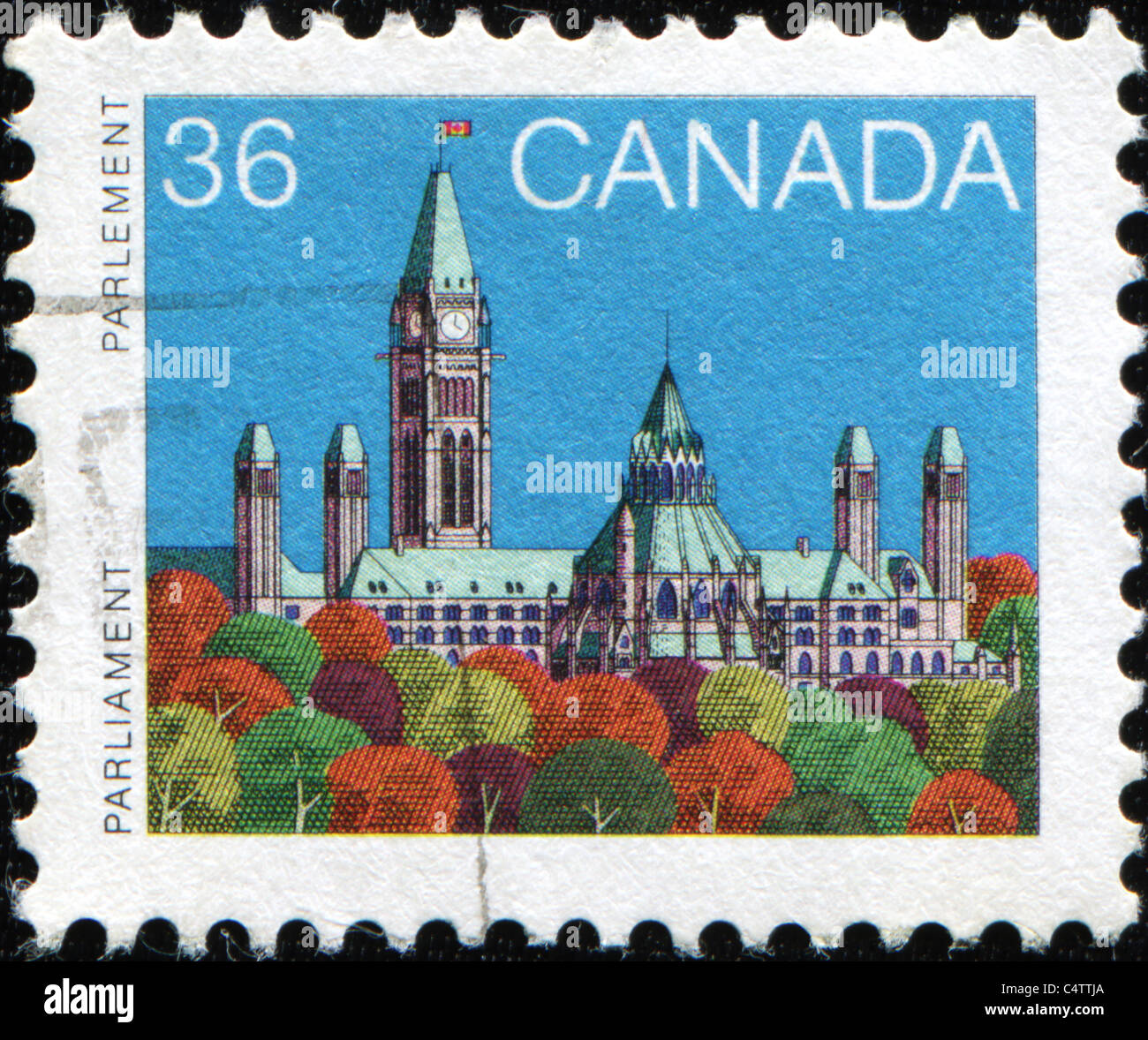 Canada postage stamp architecture hi-res stock photography and images ...