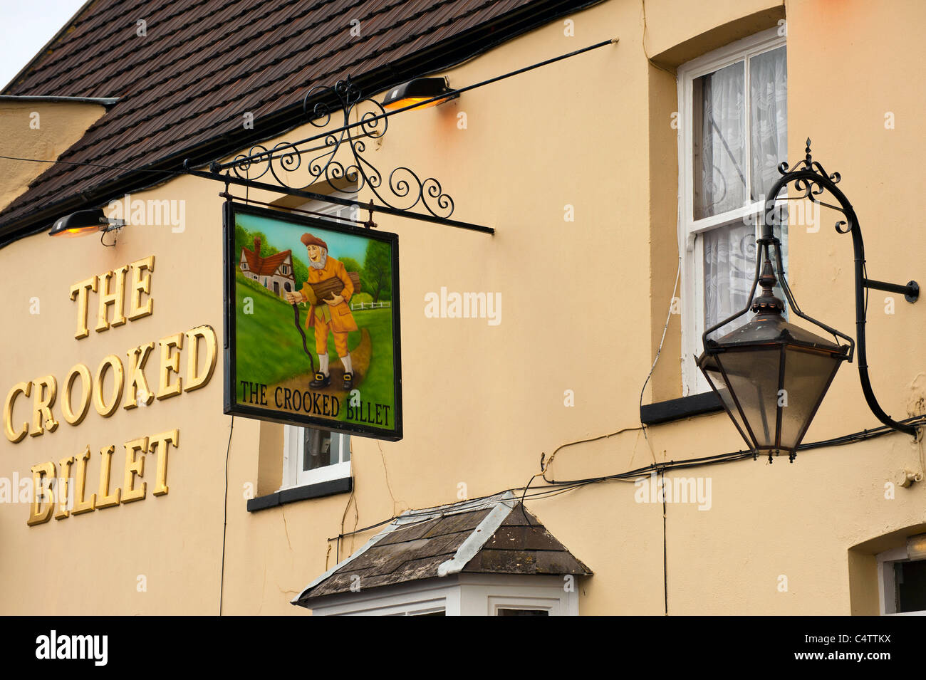 Crooked billet sign hi-res stock photography and images - Alamy