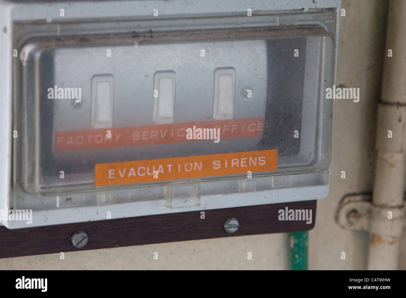 Evacuation switch switches hi-res stock photography and images - Alamy