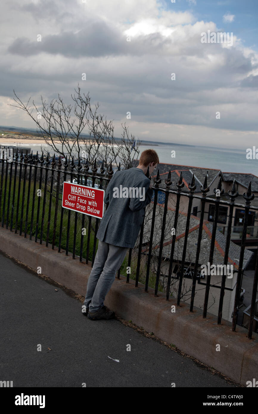 st andrews cliff in scotland Stock Photo - Alamy