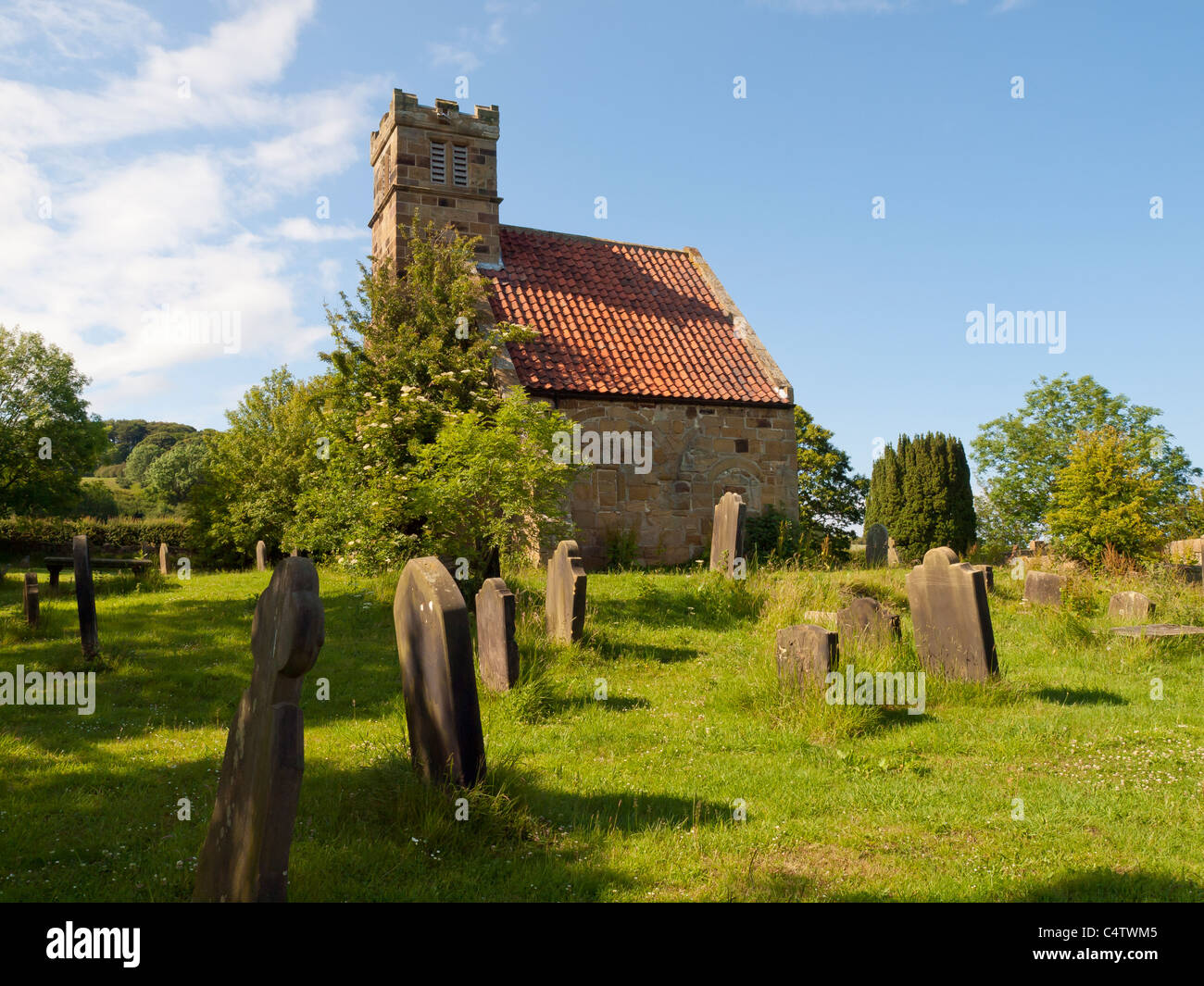 St Andrew's church Upleatham Cleveland built in the 12th Century and ...