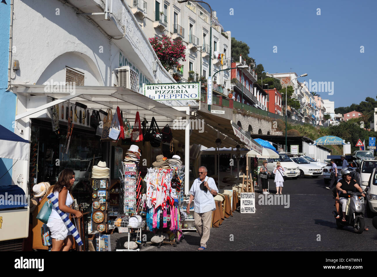 Capri town centre hi-res stock photography and images - Alamy