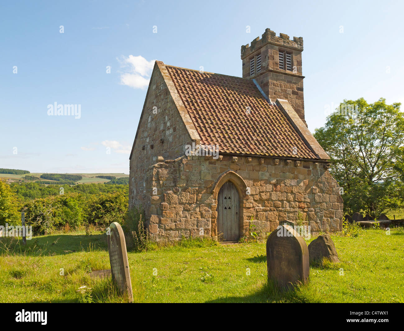 St Andrew's church Upleatham Cleveland built in the 12th Century and ...