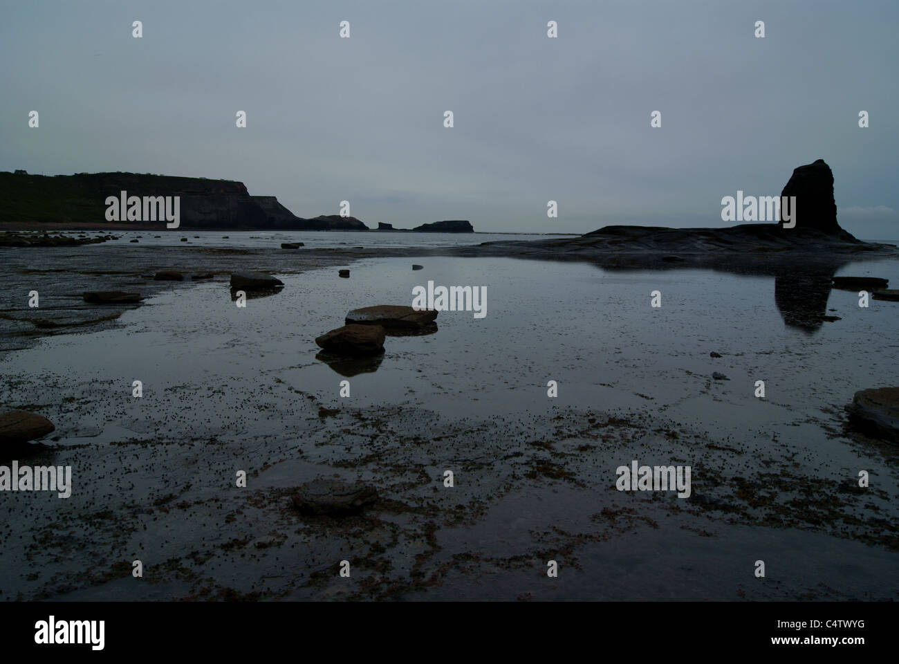 Saltwick Bay near Whitby Stock Photo - Alamy