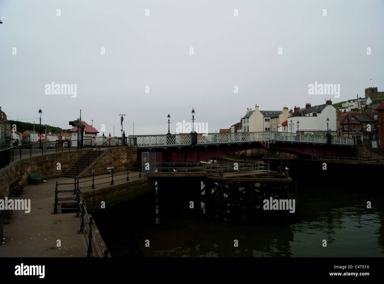 Whitby Swing Bridge Stock Photo - Alamy