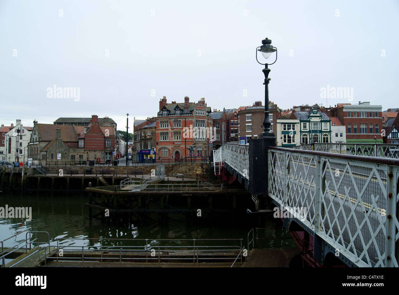 Whitby Swing Bridge Stock Photo - Alamy