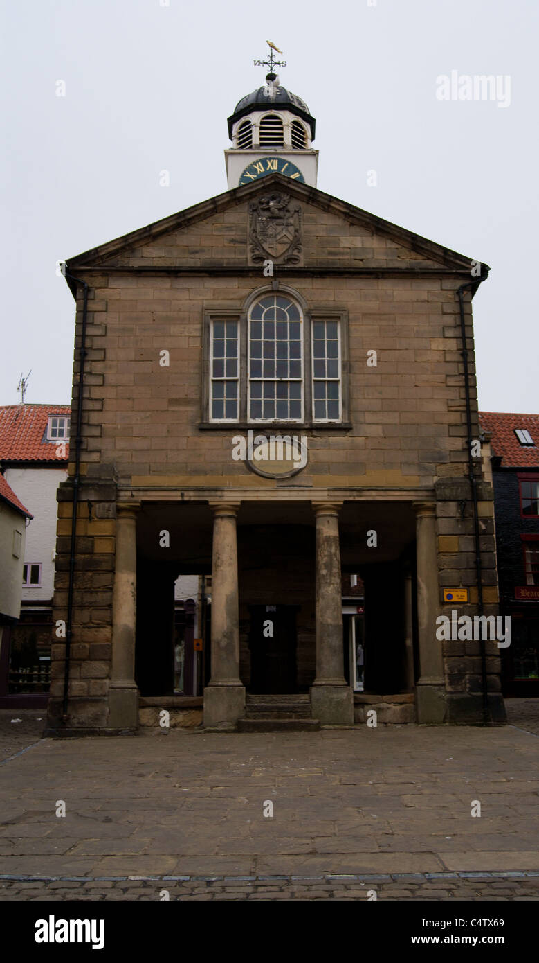 Market place in Whitby Stock Photo - Alamy