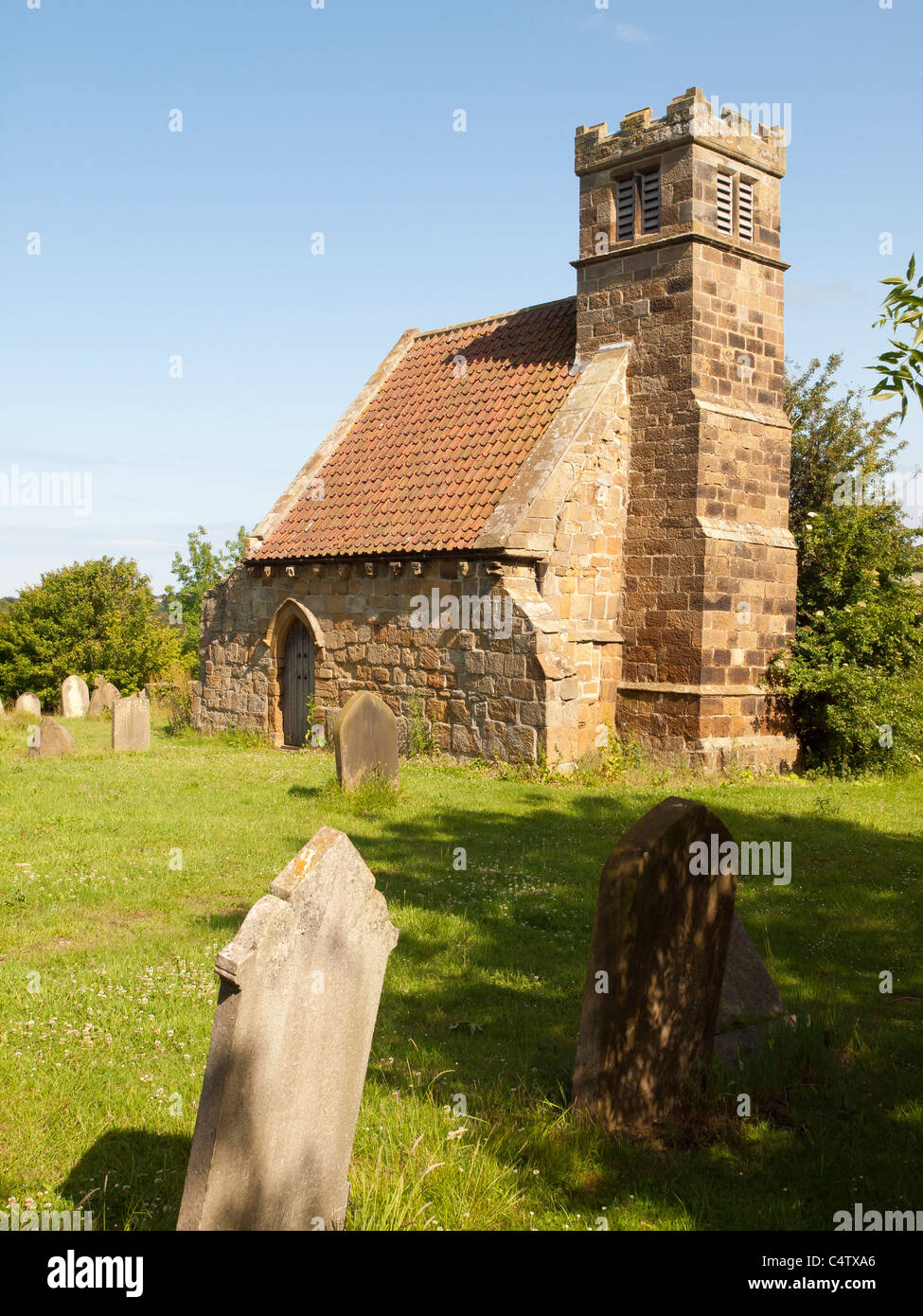 St Andrew's church Upleatham Cleveland built in the 12th Century and ...