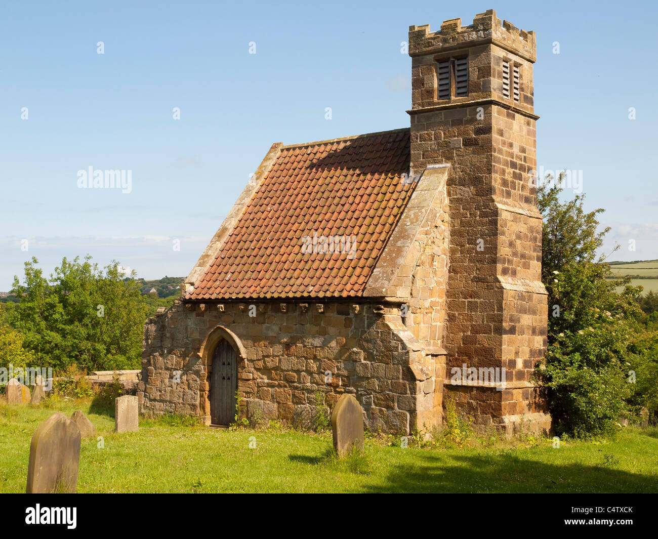 St Andrew's church Upleatham Cleveland built in the 12th Century and ...