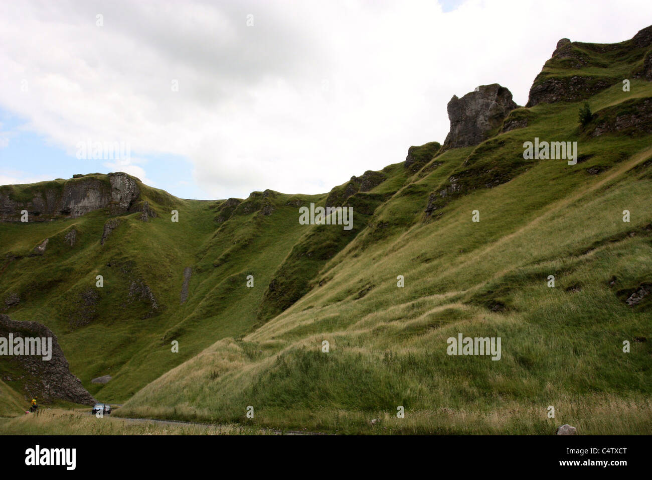 Winnats Pass in the Peak District National Park Stock Photo - Alamy