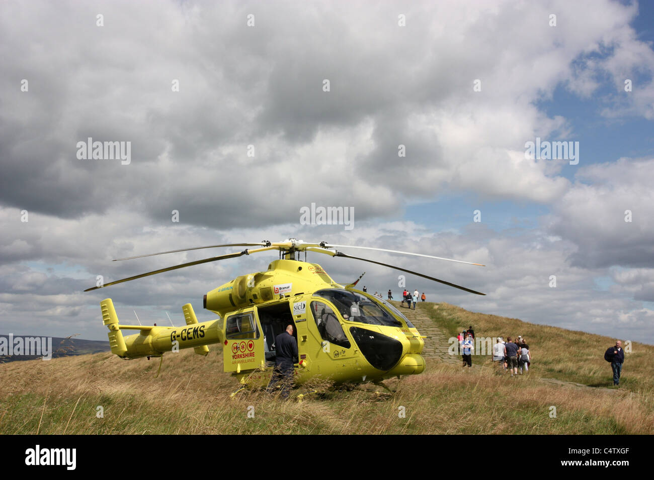 Yorkshire air ambulance hi-res stock photography and images - Alamy