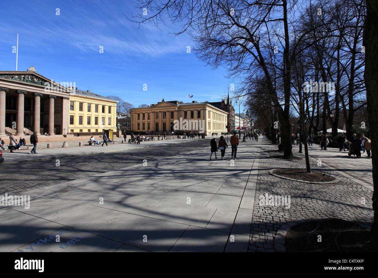 Oslo University Building Stock Photo - Alamy