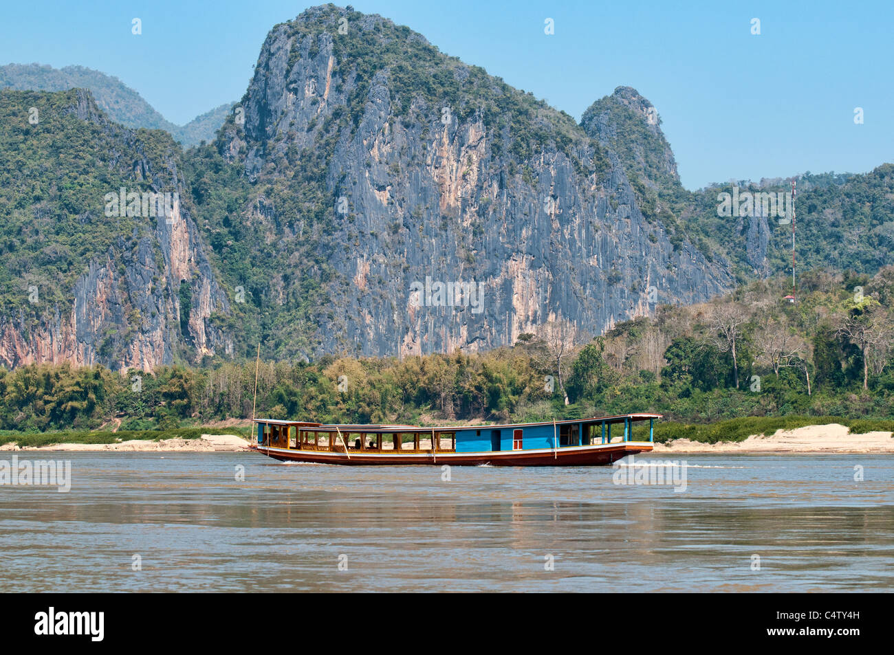 Mekong river boat hi-res stock photography and images - Alamy