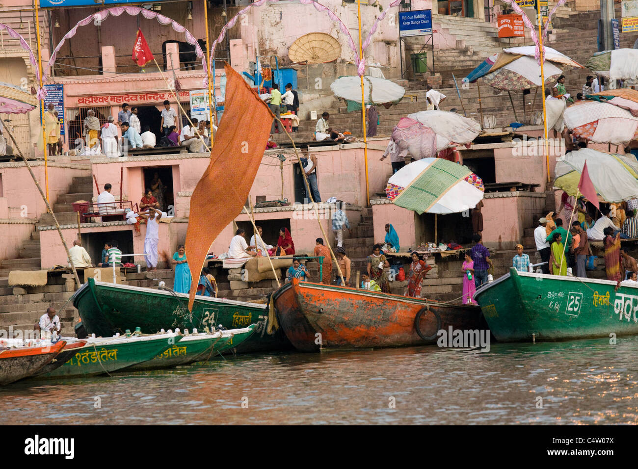Ganges (Ganga) River, Varanasi, Uttar Pradesh, India Stock Photo - Alamy