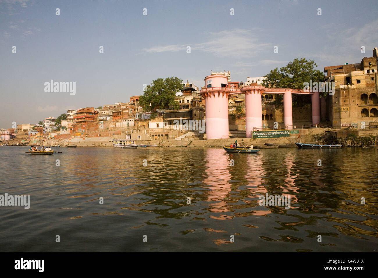 Ganges village ghats hi-res stock photography and images - Alamy