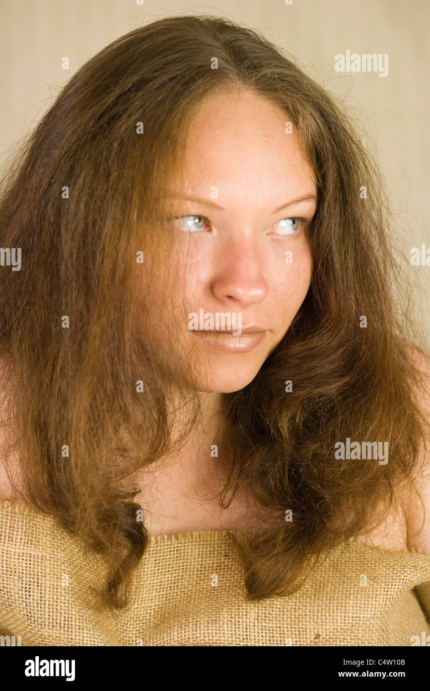 Portrait of 18 years old girl Stock Photo - Alamy