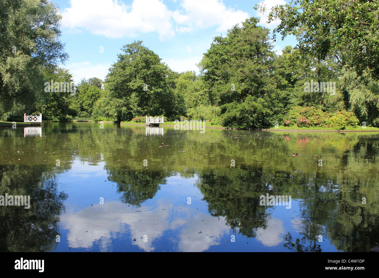 Summer day in Frederiksberg park, Denmark Stock Photo - Alamy