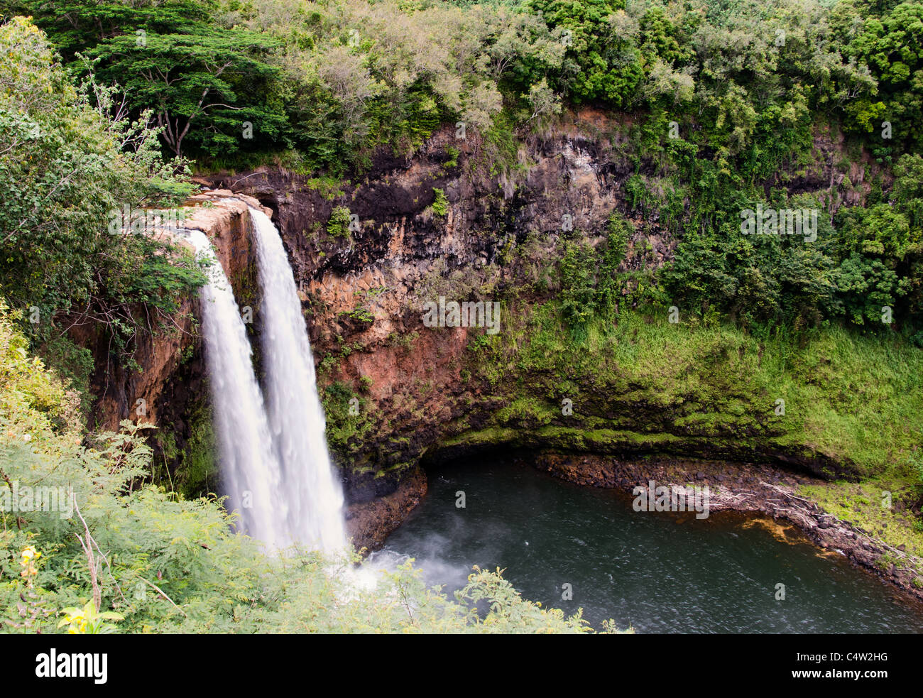Wailua falls on kauai hi-res stock photography and images - Alamy