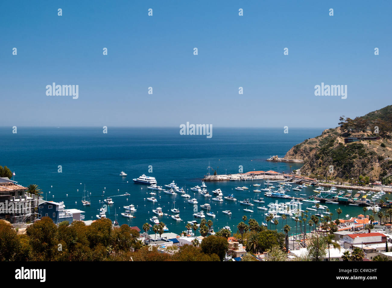 The Catalina Island Harbor Stock Photo - Alamy