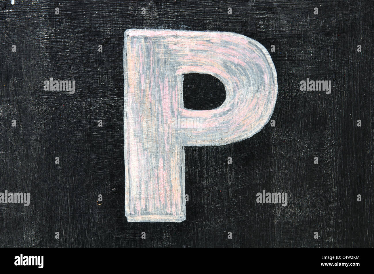 Painted alphabet letters hi-res stock photography and images - Alamy