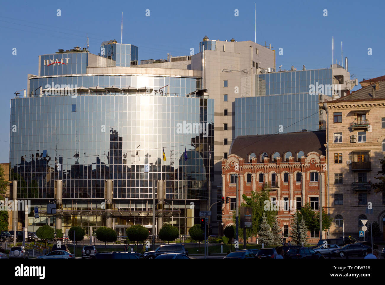 Modern 5 star Hyatt Hotel in Kiev, Ukraine Stock Photo - Alamy
