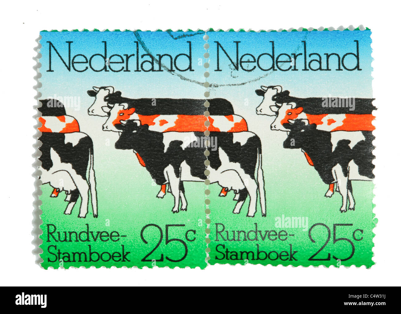 Retro postage stamps Cut Out Stock Images & Pictures - Alamy