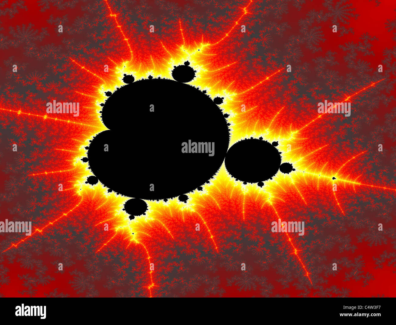 Computer Generated Fractal From Deep Within The Mandelbrot Set Stock ...