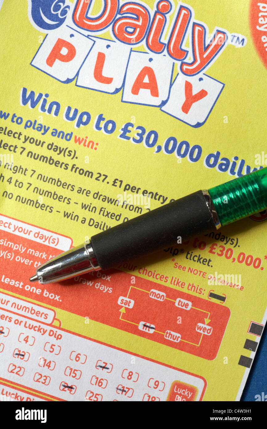 Daily numbers hi-res stock photography and images - Alamy