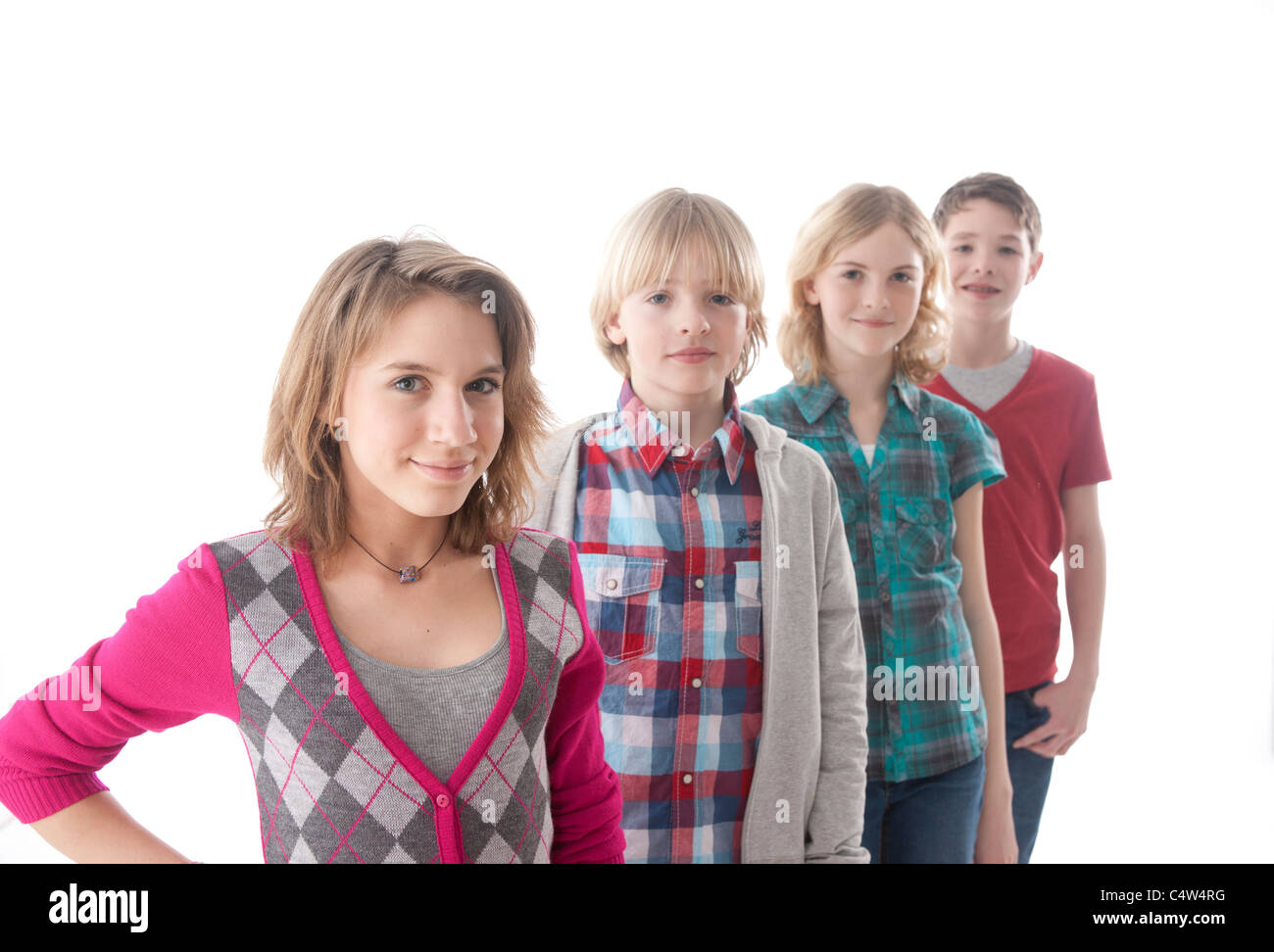 Portrait of Teenagers Stock Photo - Alamy