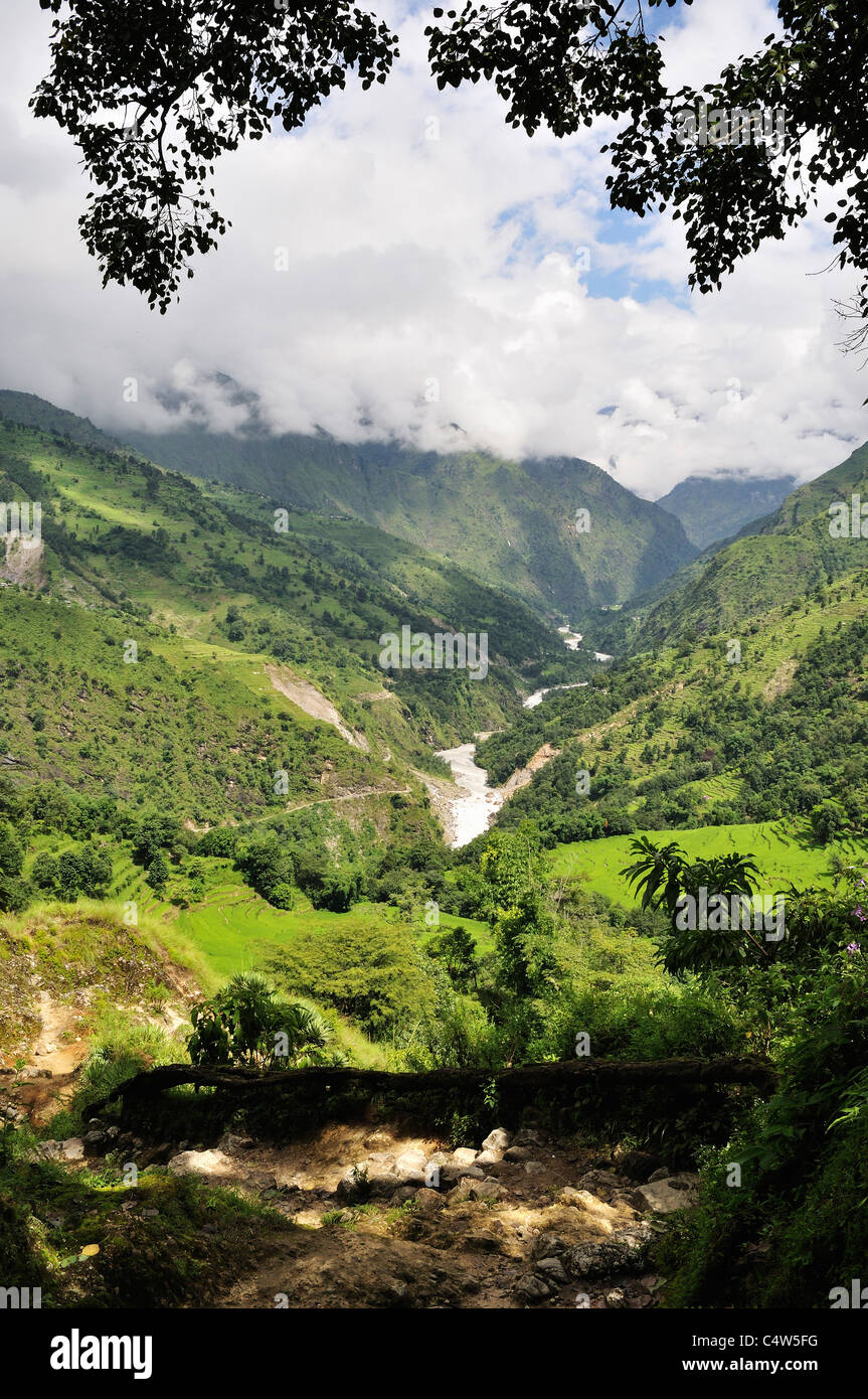 Marsyangdi River Valley, Annapurna Conservation Area, Gandaki ...