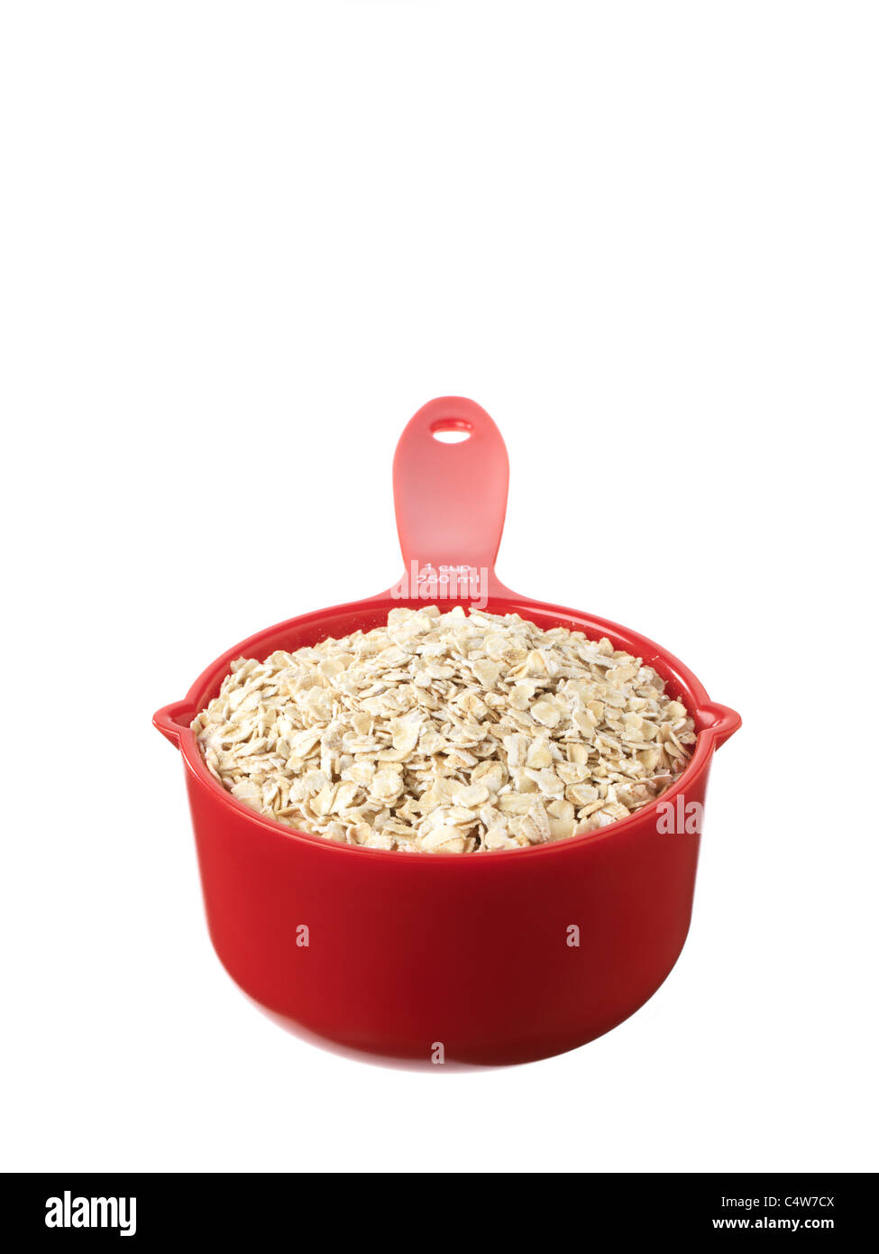 One Cup of Oatmeal Stock Photo - Alamy