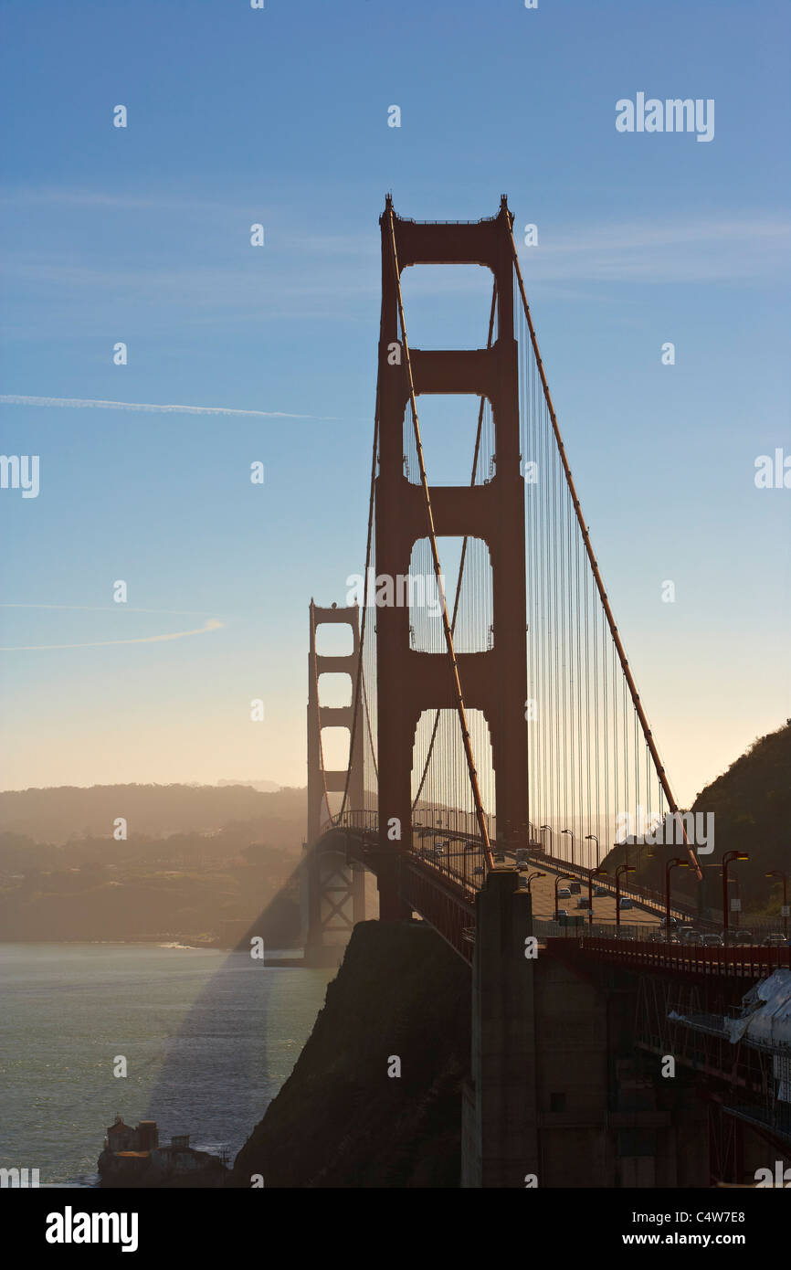 View of Golden Gate Bridge from North Vista Point, San Francisco ...