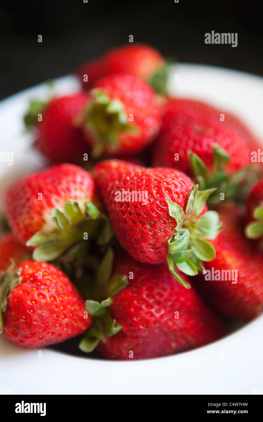 Strawberries, Long Beach, Los Angeles County, California, USA Stock ...