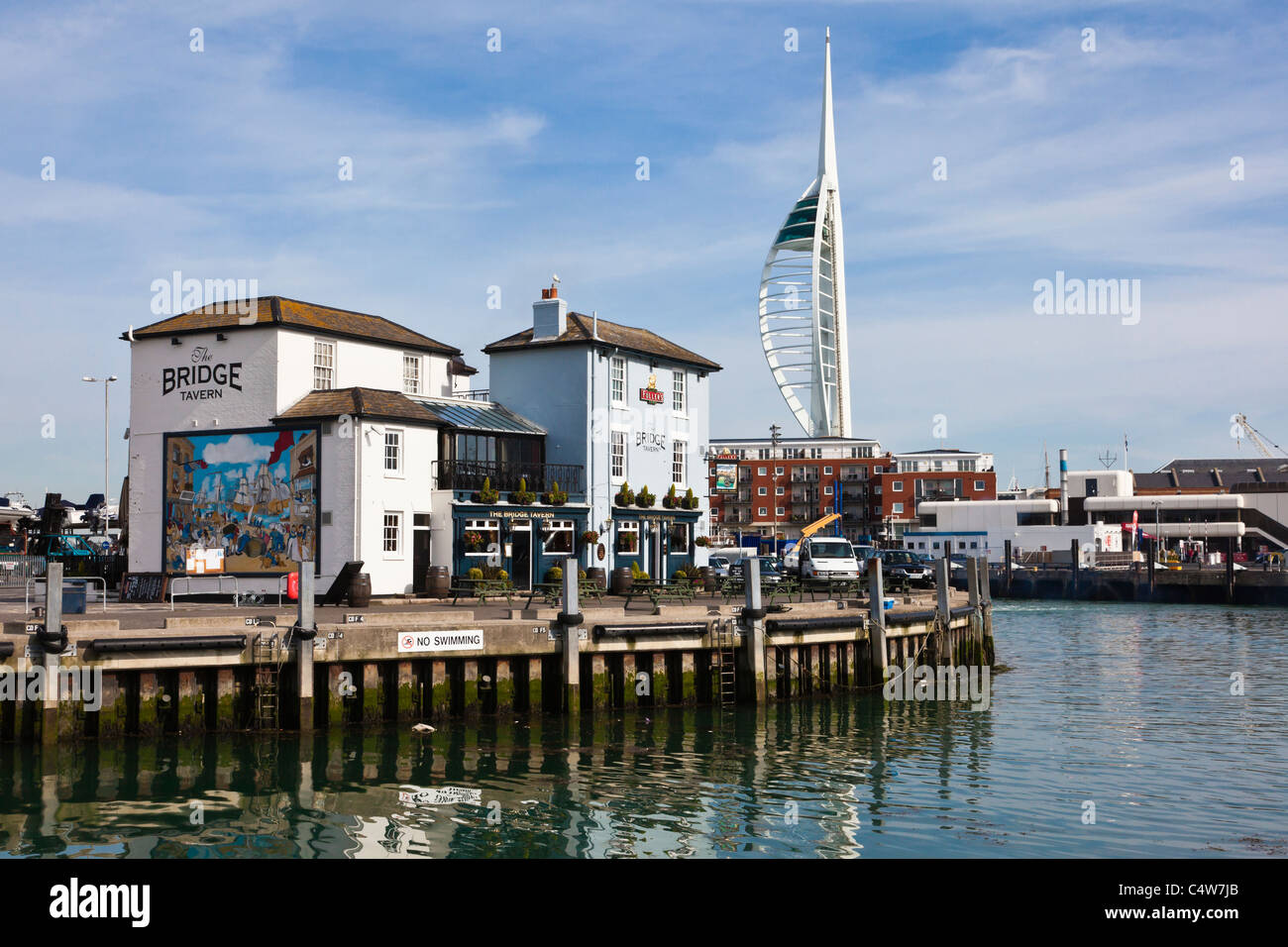 The Bridge Tavern, a waterside pub by the docks in Old Portsmouth ...