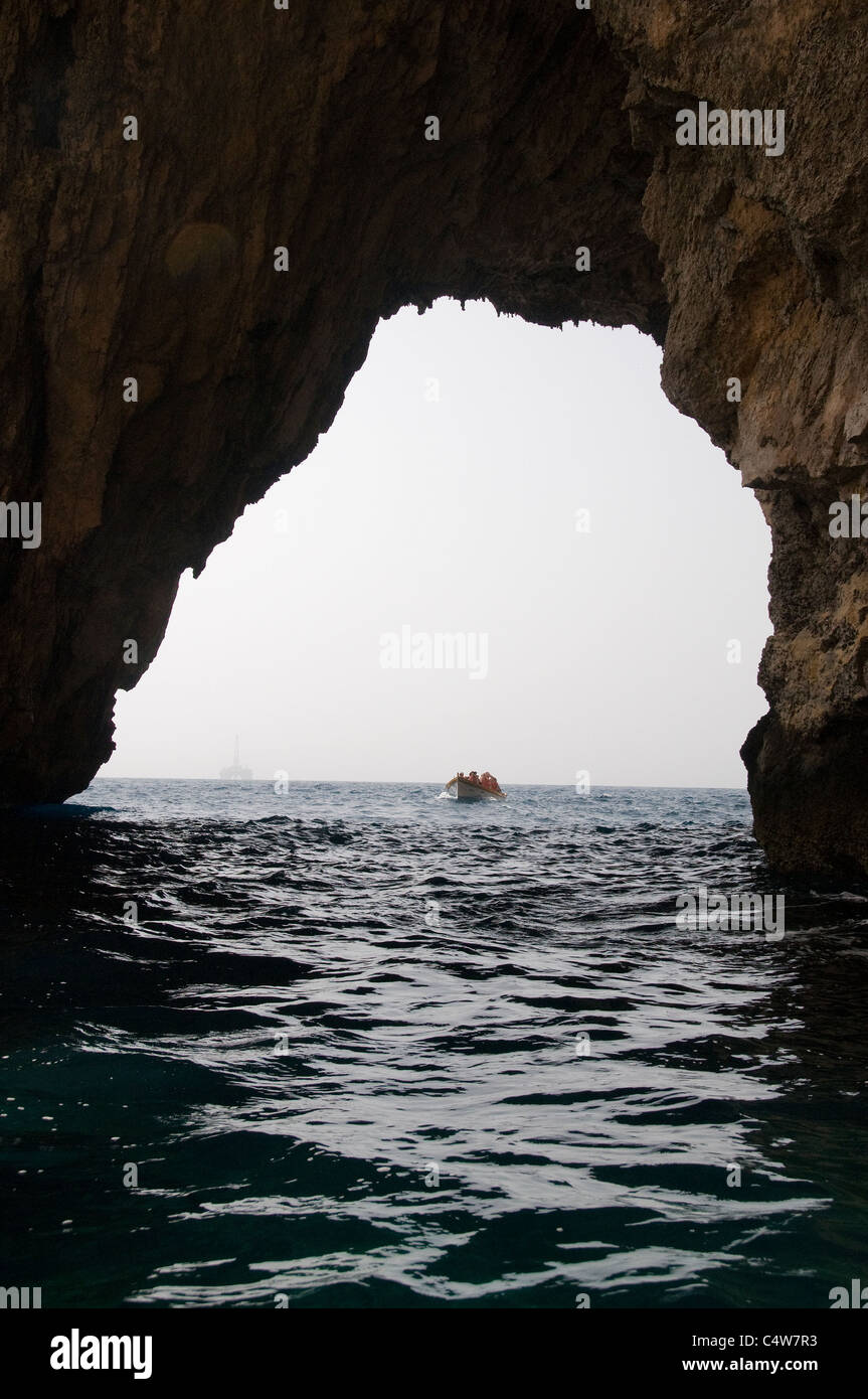 Some of the world's most beautiful scenery is the Blue Grotto area of ...