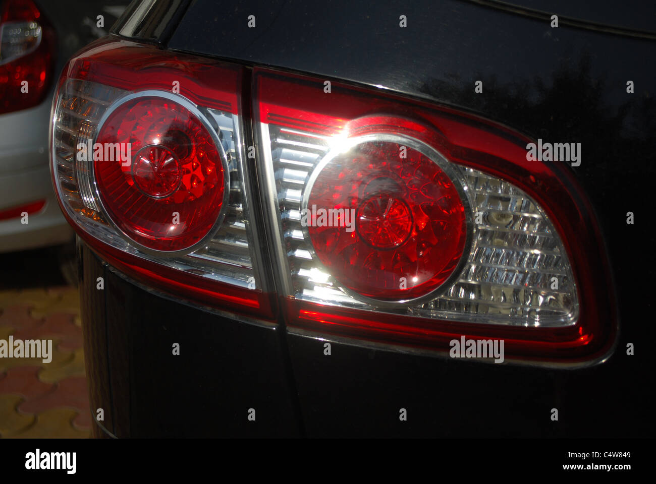 four wheeler back light close-up Stock Photo - Alamy