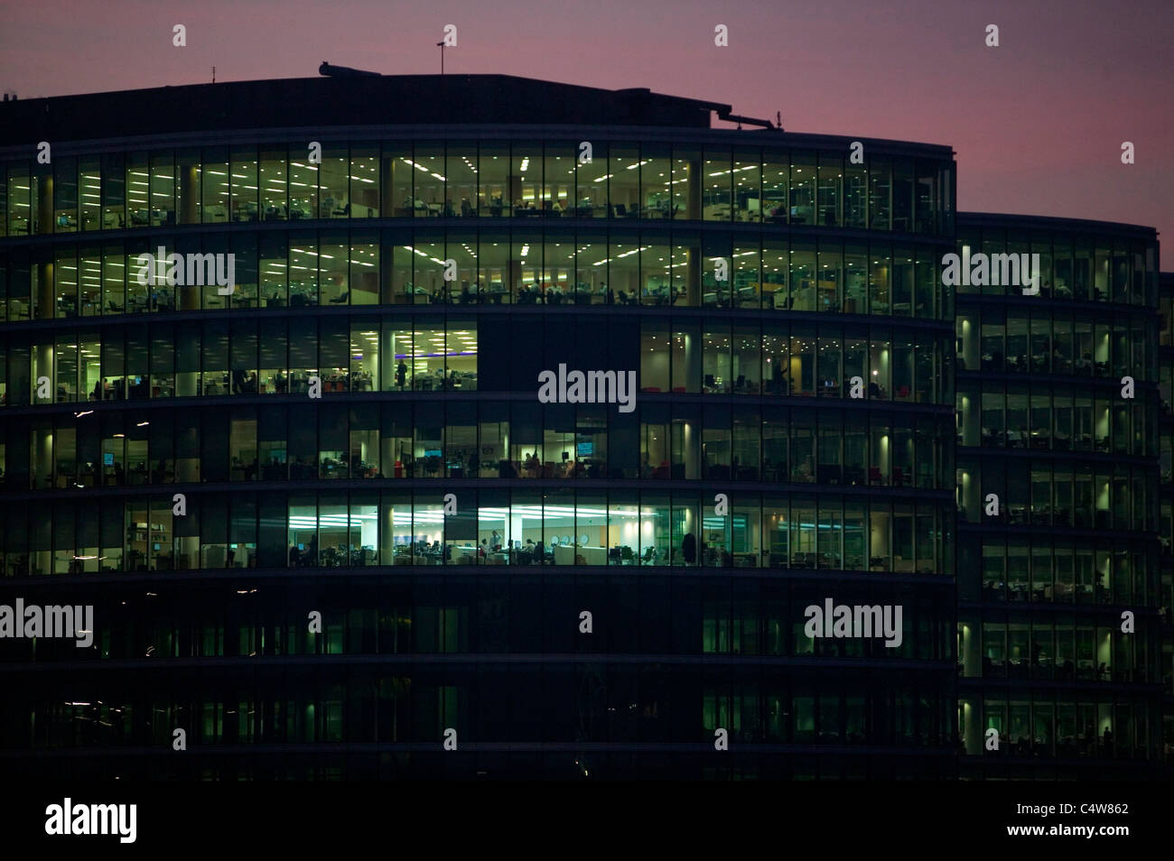 Office buildings on the embankment near the Mayor of london office ...