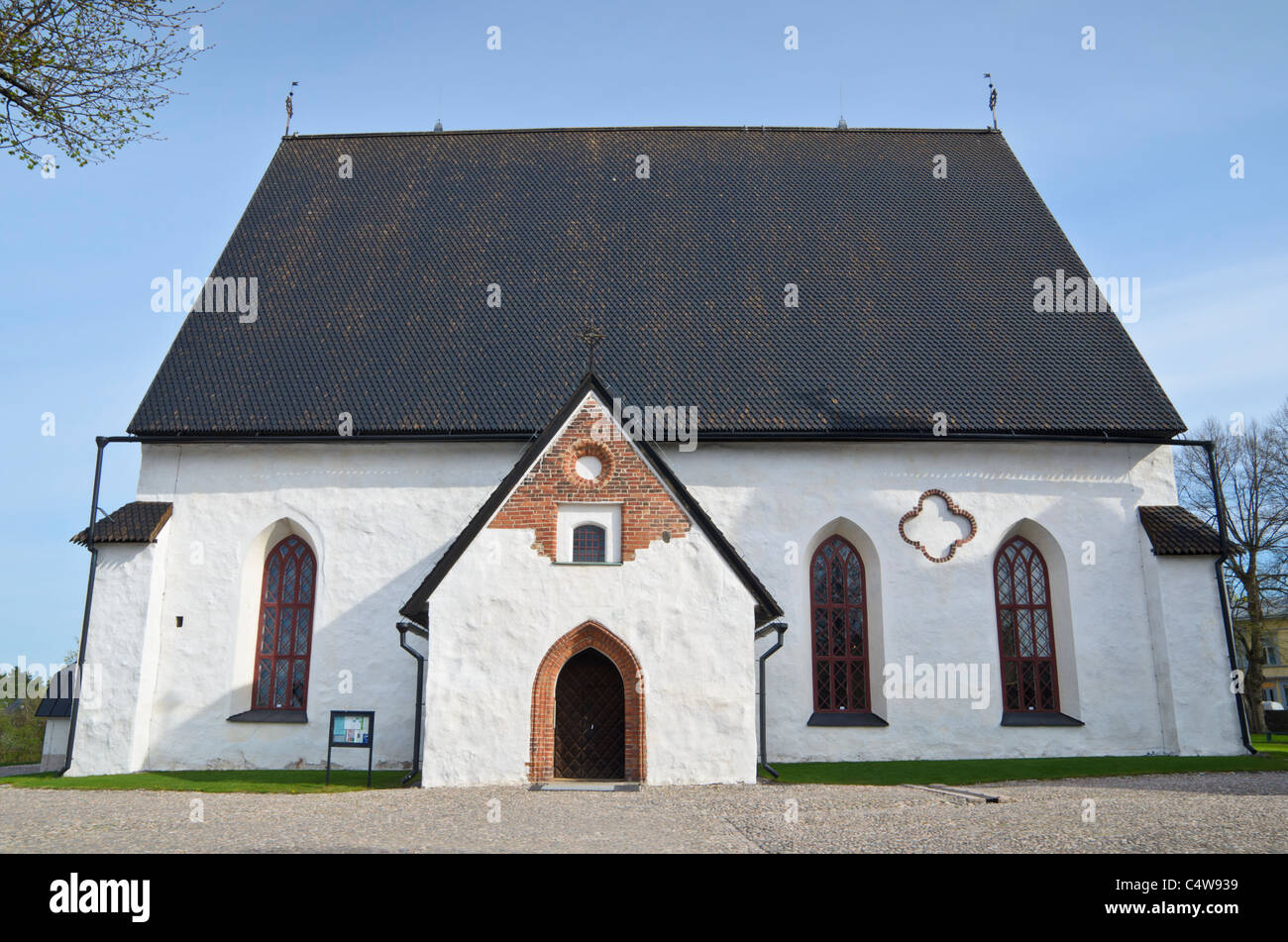 Porvoo Cathedral, Finland Stock Photo - Alamy