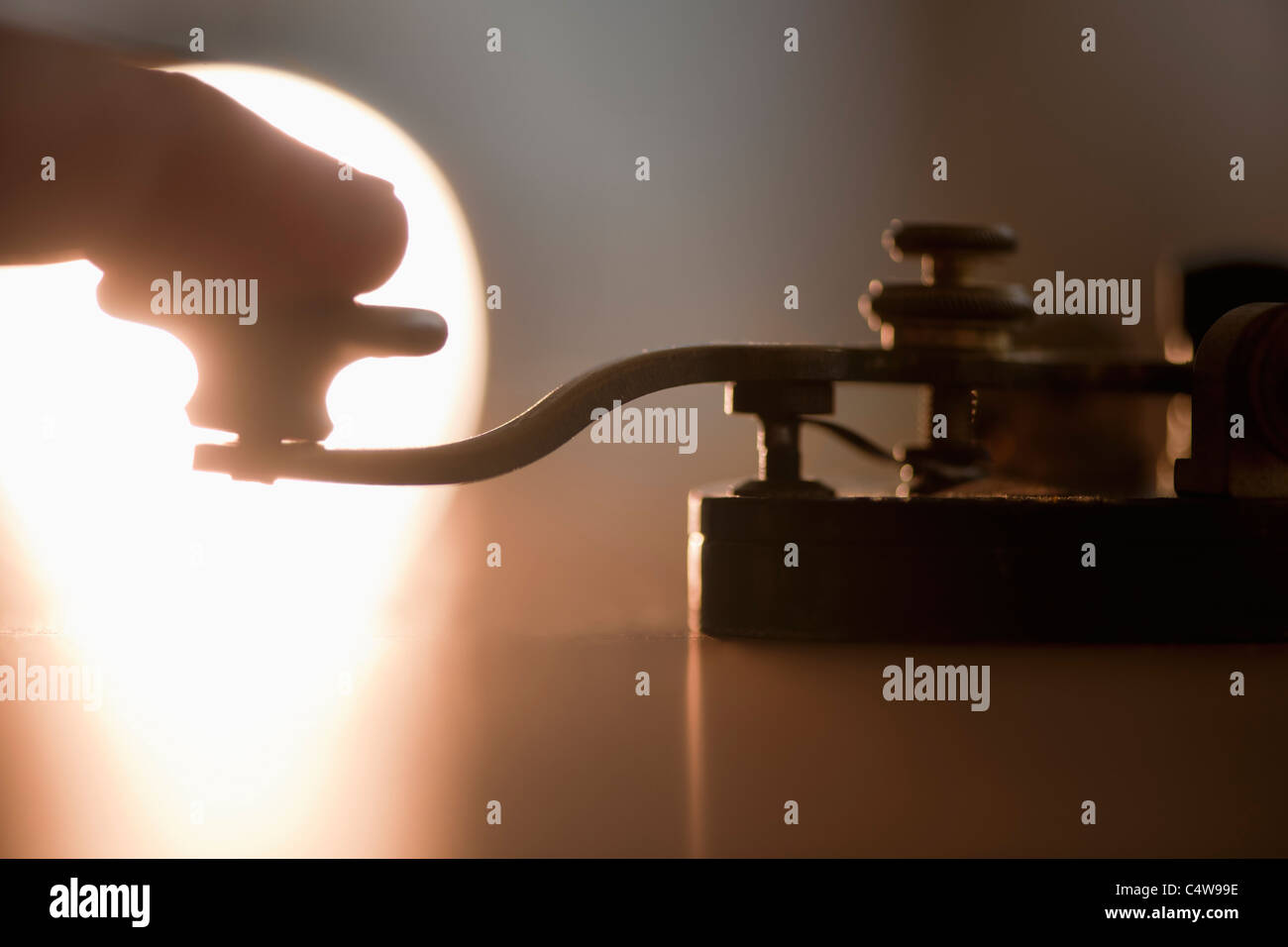 Telegraph machine hi-res stock photography and images - Alamy