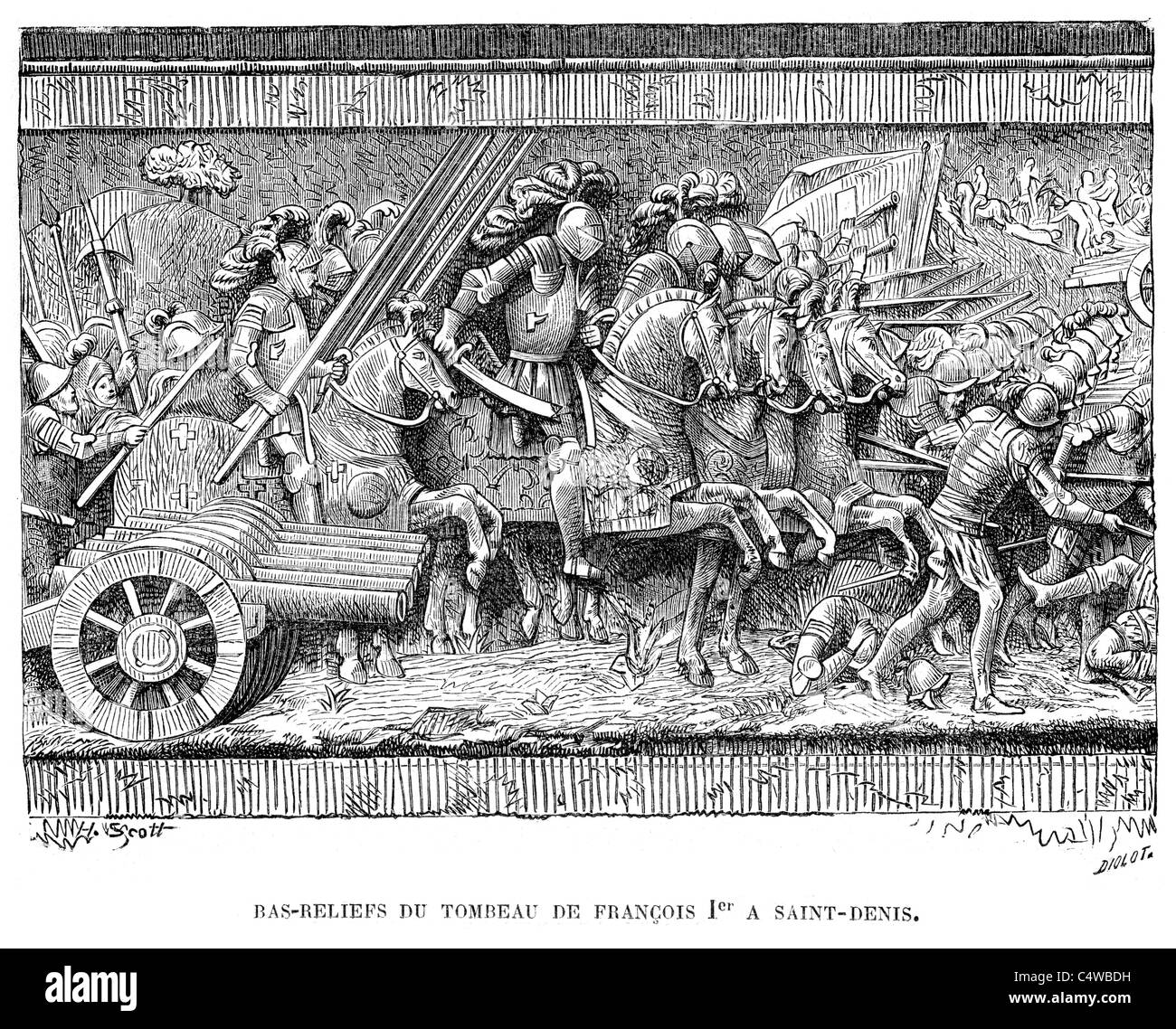 French soldiers relief Black and White Stock Photos & Images - Alamy