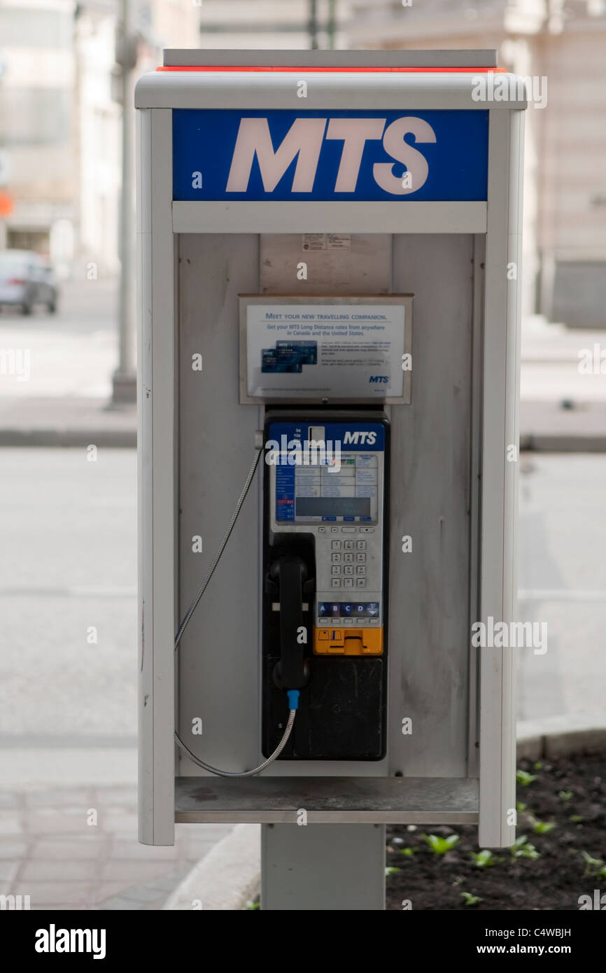 Canada public phone hi-res stock photography and images - Alamy