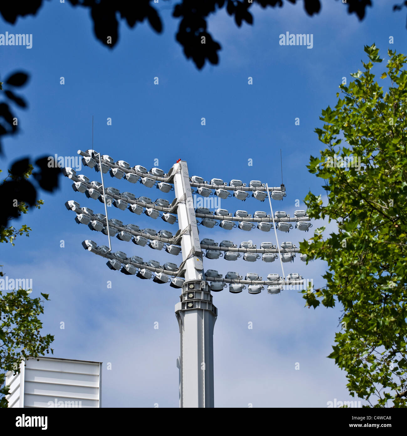Floodlight pylon hi-res stock photography and images - Alamy