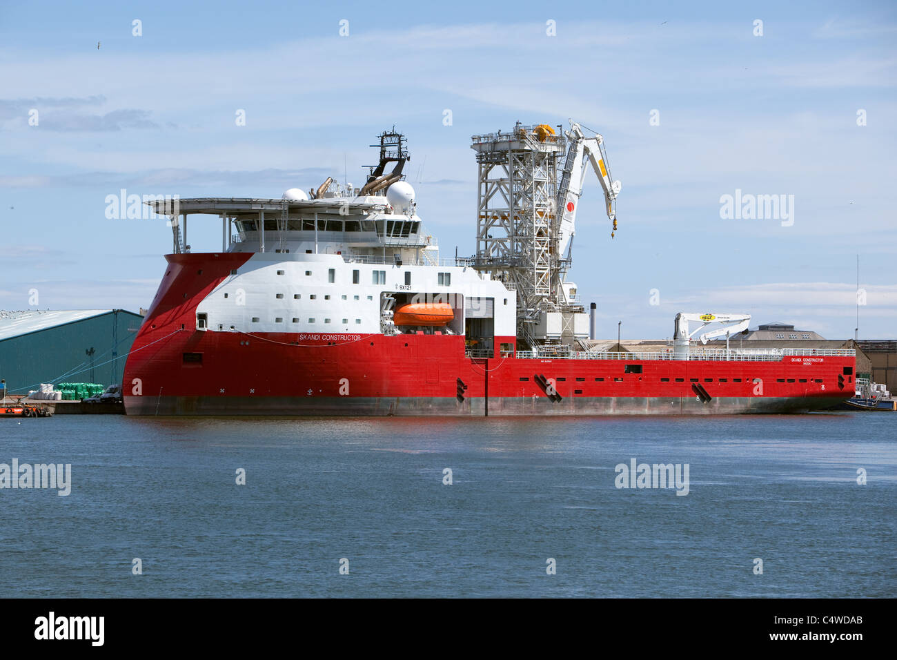 x-bow of deep water well intervention vessel Skandi Constructor ...