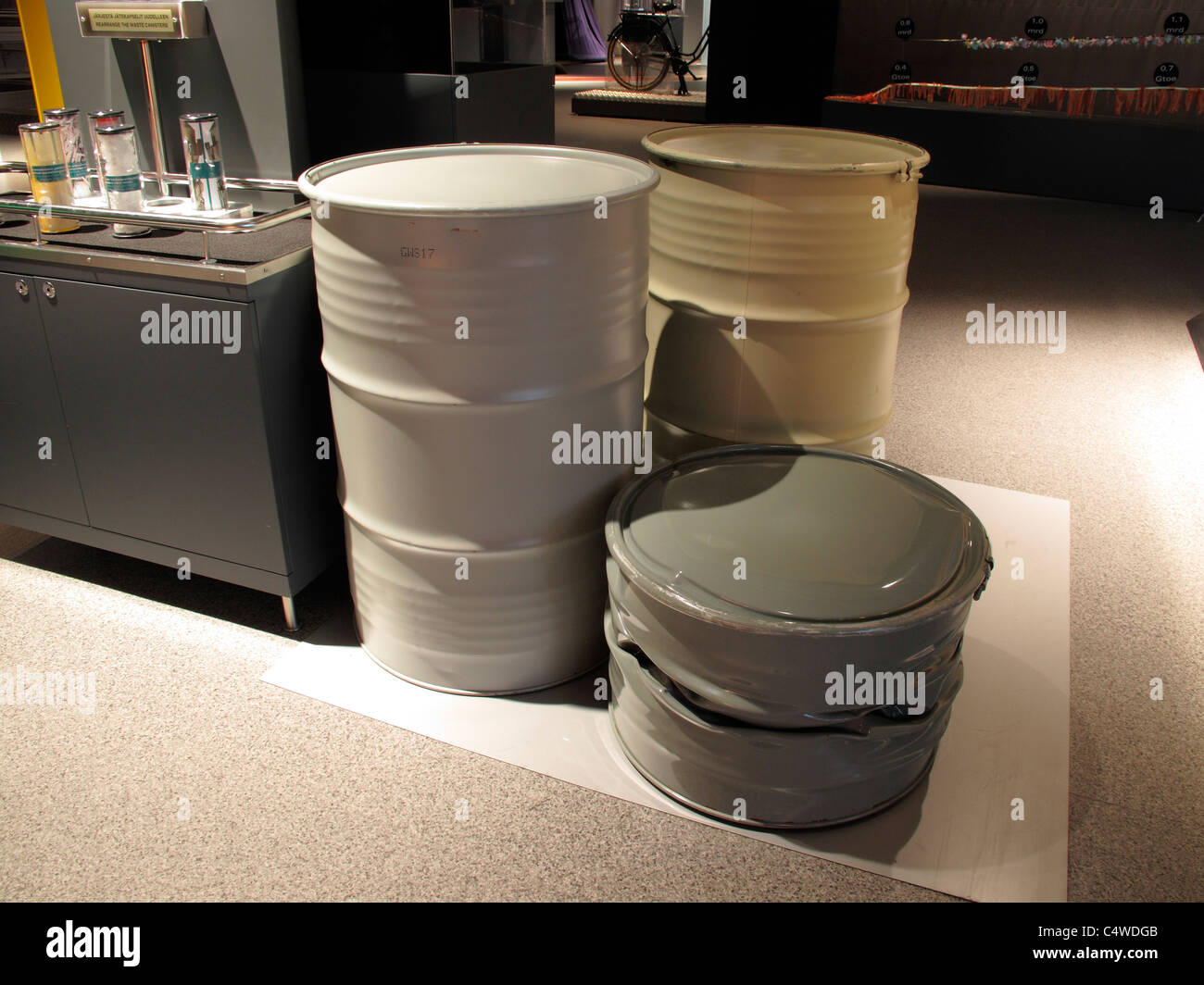 Olkiluoto Nuclear Power Plant visitor center radio active waste silo ...