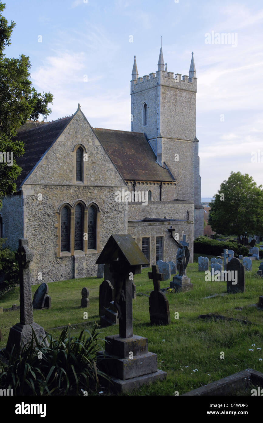St Leonard's Church Hythe Kent Stock Photo - Alamy