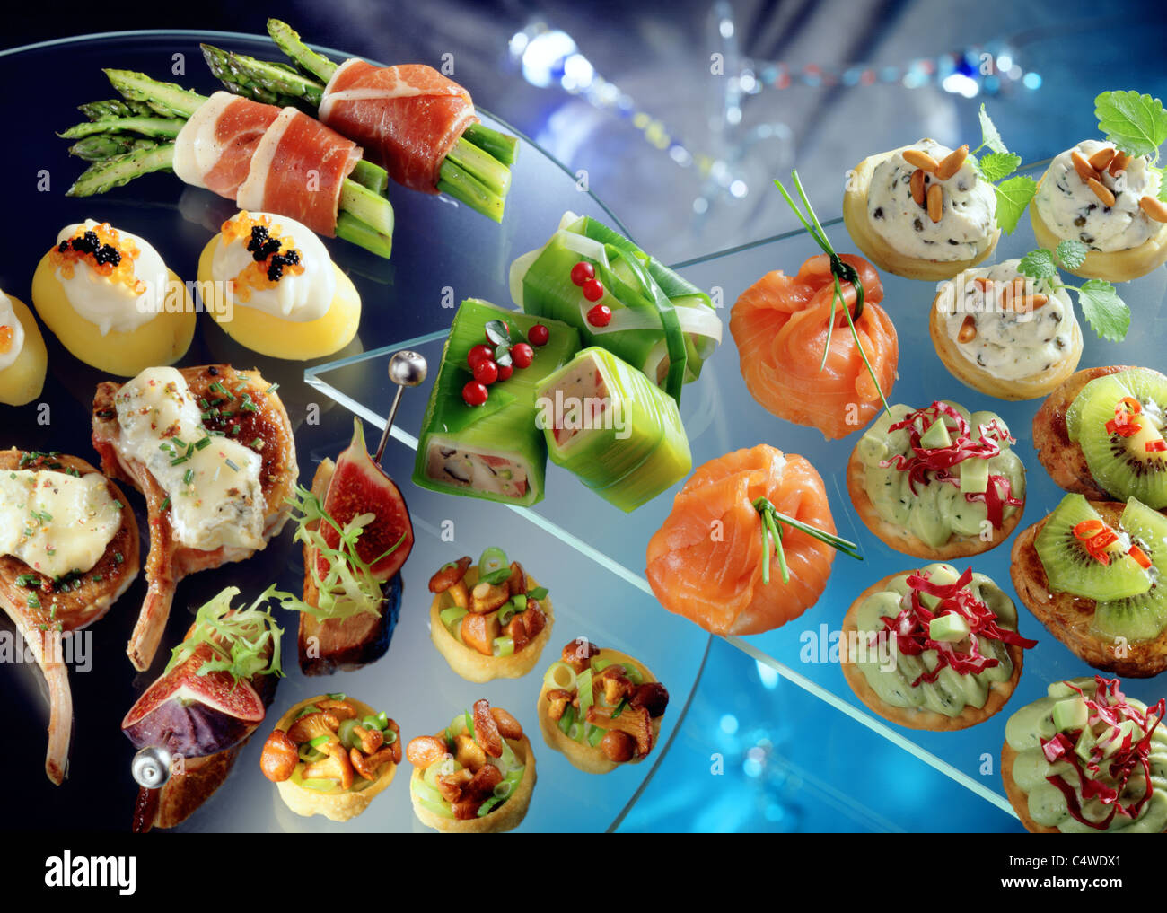 Tableau: Fingerfood / snacks Stock Photo - Alamy