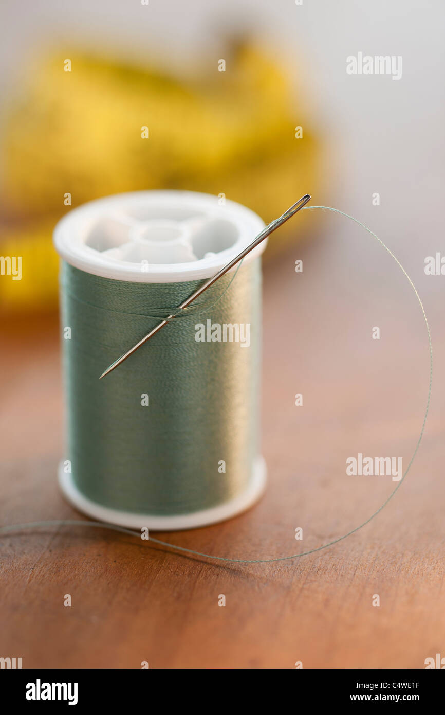 Spool of thread together hi-res stock photography and images - Alamy